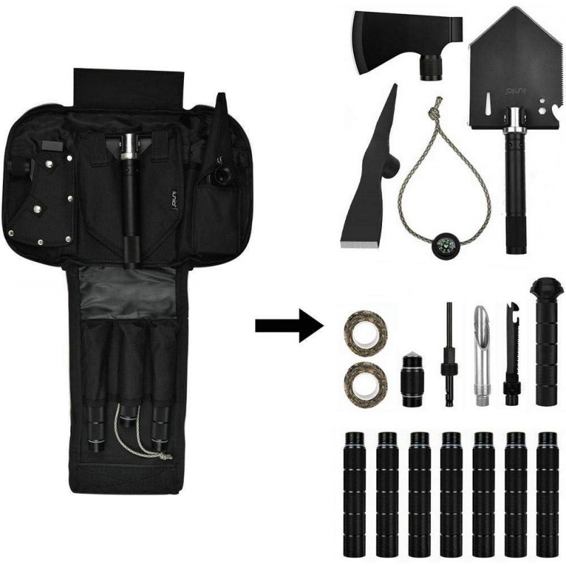 Survival Off-roading Tool Kit Folding Shovel Camping Axe Multitool ...