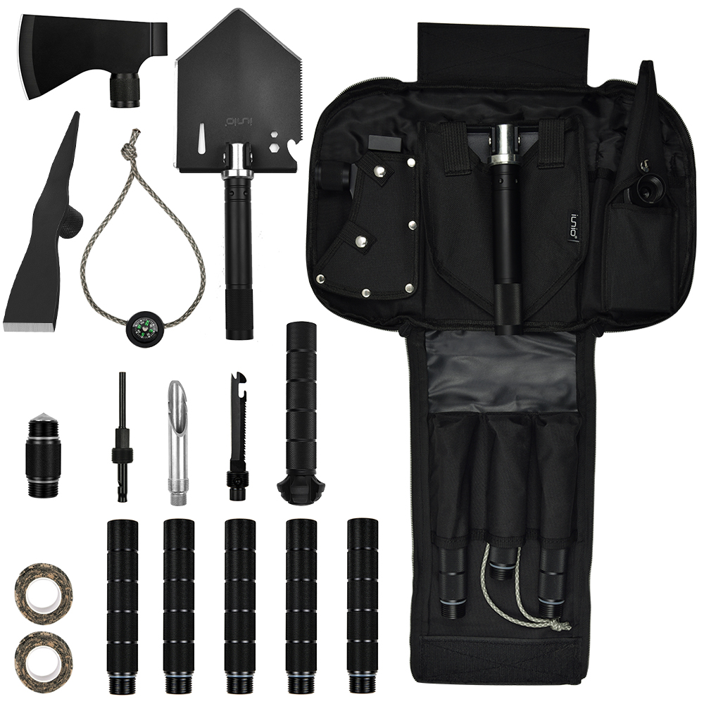 Survival Off-roading Tool Kit Folding Shovel Camping Axe Multitool ...